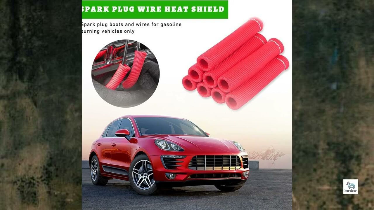 Review - Spark Plug Wire Boots, 6 Inch 1200° Automotive Heat Shield ...