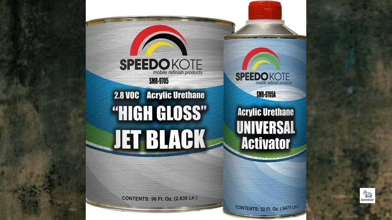 Review - Speedokote High Gloss Jet Black 2K Acrylic Urethane, 3/4 ...