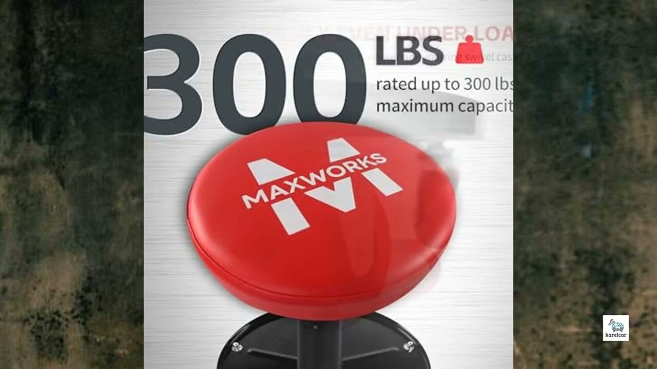 Review - MaxWorks 80771 Pneumatic Roller Seat/Creeper with Adjustable ...