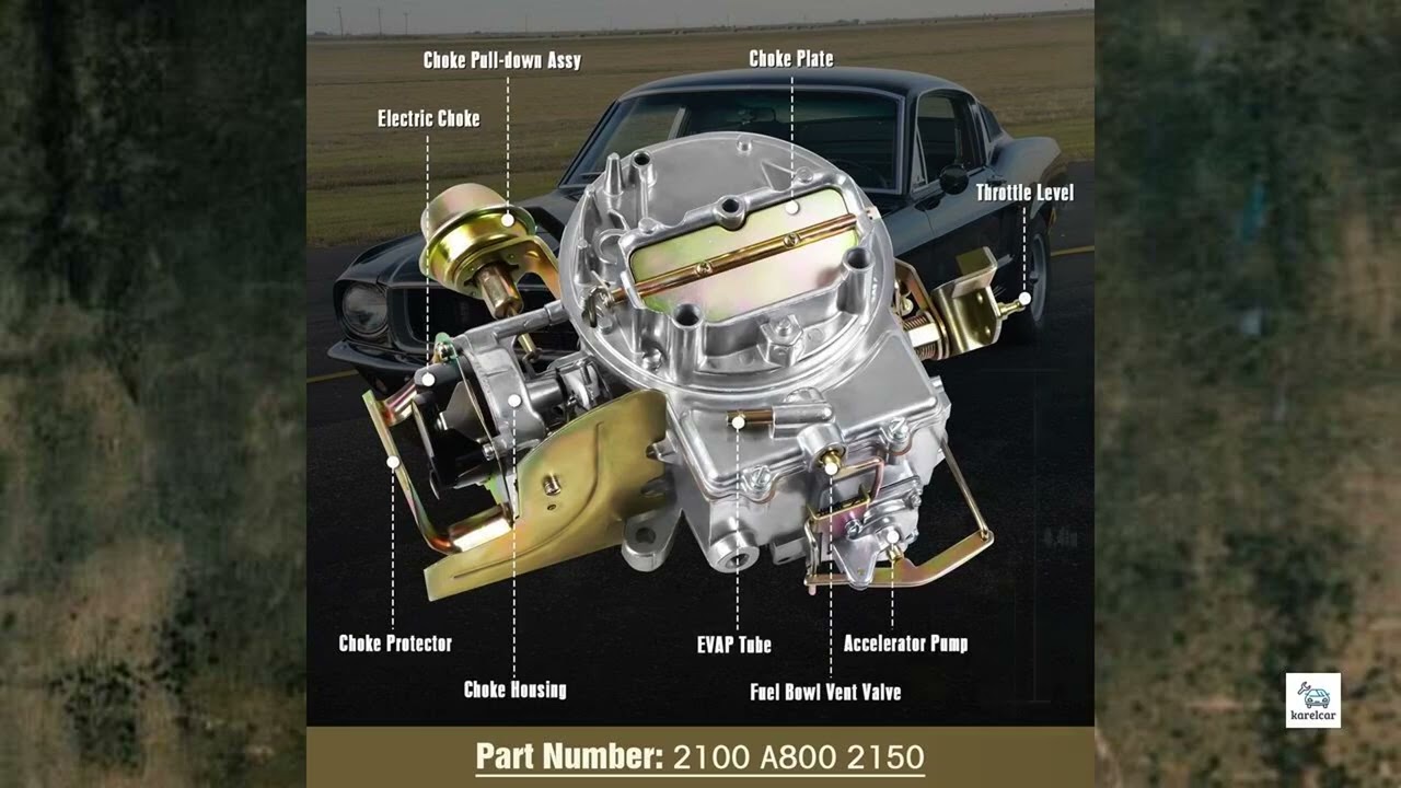 Review - Barrel Carburetor Carb 2100 2150 For Ford 289/302/351cu & Jeep ...