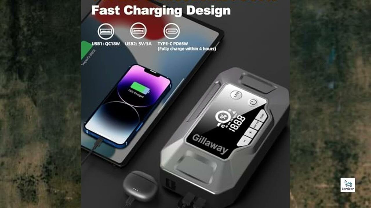 Review - Q11 4000A Car Jump Starter with Air Compressor Combo